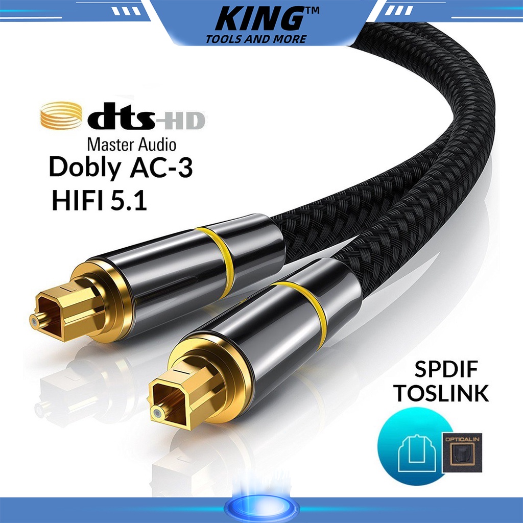 HIFI 5.1 Digital Optical Audio Cable Fiber Toslink SPDIF Coaxial Cable ...