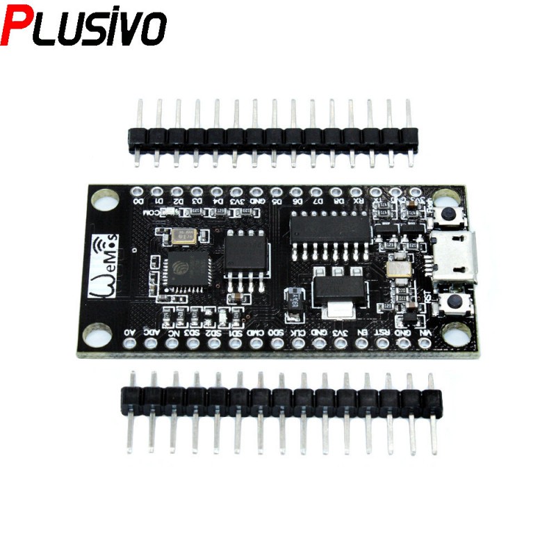Plusivo Micro WiFi Deveopment Board with ESP8266 and CH340G | Shopee ...