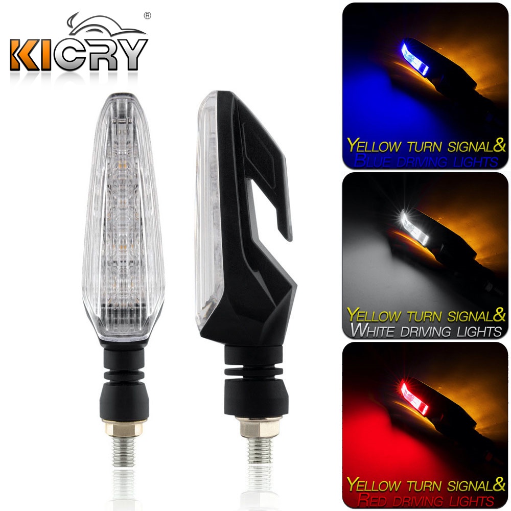 KICRY Motorcycle Turn Signal Lights Motorbike LED Signal Turning Light ...