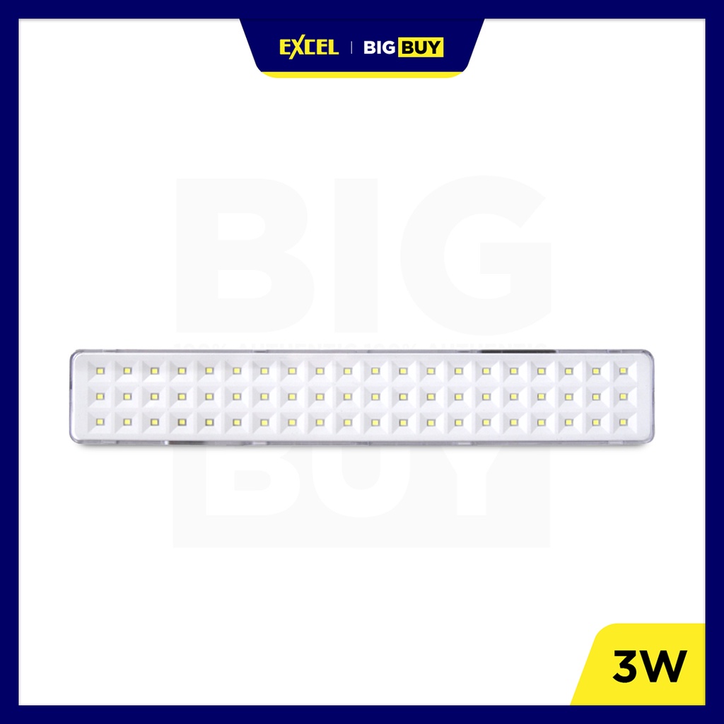 Excel LED Rechargeable Li-Ion Emergency Light - 60-LED Bar (ELE2002 ...