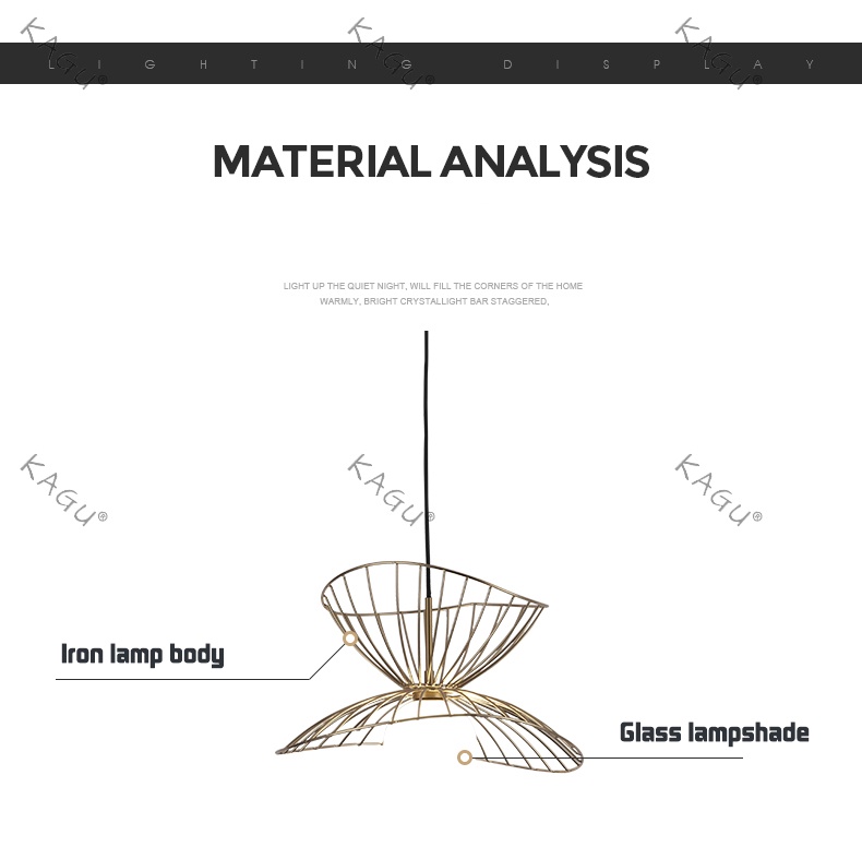 Kagu Nordic Minimalist Modern Restaurant Chandelier Straw Hat Aisle ...