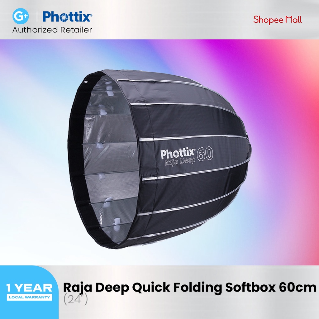 Phottix Raja Deep Quick Folding Softbox 60cm (24") | Shopee Philippines