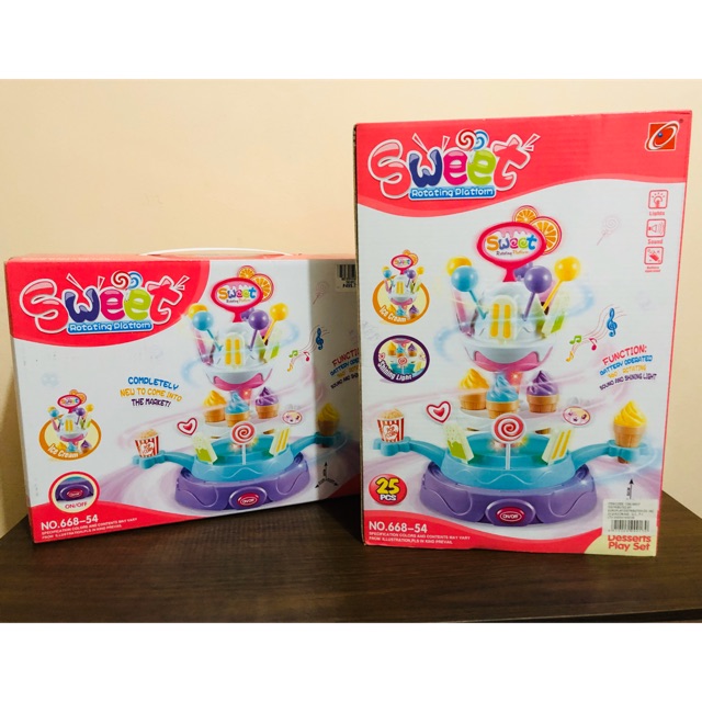 Sweet Rotating Platform Toy Set (Large Box) | Shopee Philippines