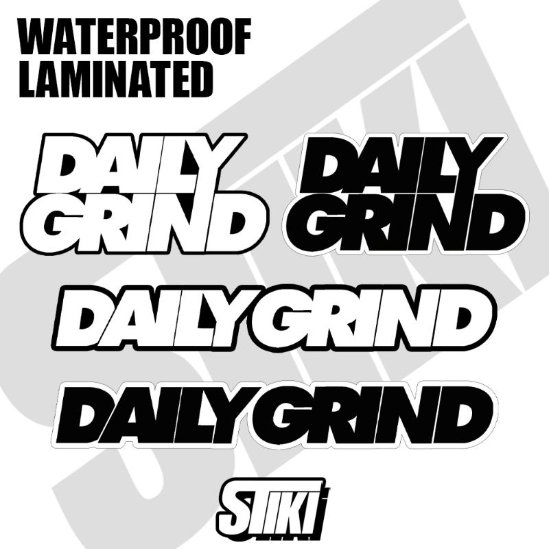 Daily Grind Vinyl Sticker WATERPROOF | Shopee Philippines