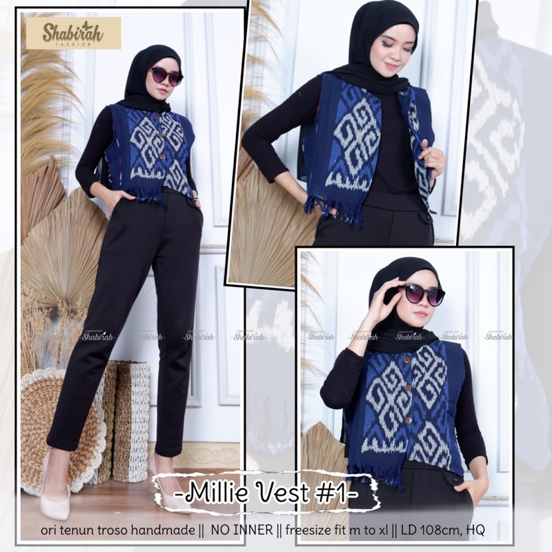 Vest Ethnic Weaving OUTER MOTIF Weaving TROSO Latest Top Women ROMPI ...
