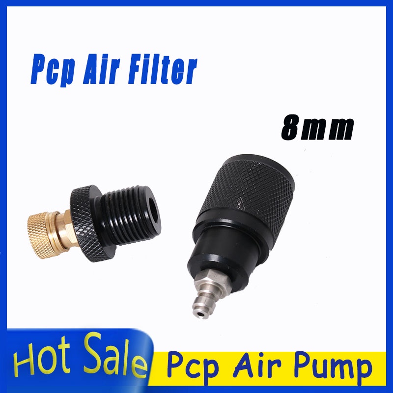 8mm High pressure Air filter for PCP hand pump mini 300 bar compressor ...