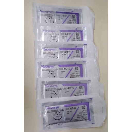 BBraun Novosyn 0,1,2-0,3-0,4-0 (Cutting & Round) | Shopee Philippines