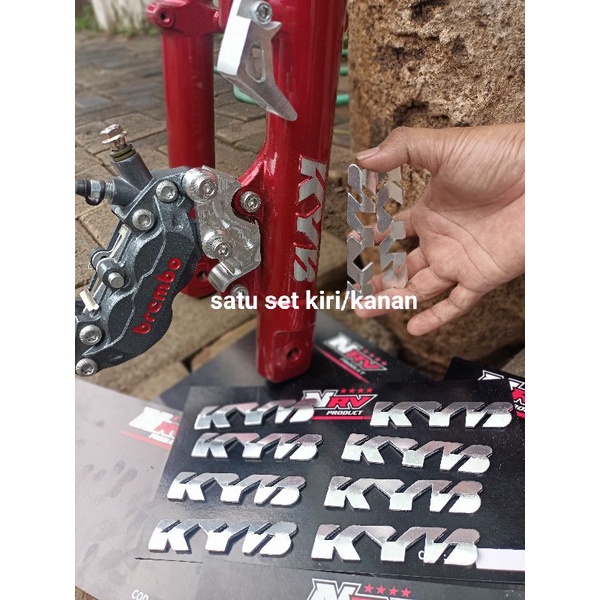 Shock emblem 1set KYB 1set KYB logo emblem sticker KYB Zeto 3ili ...