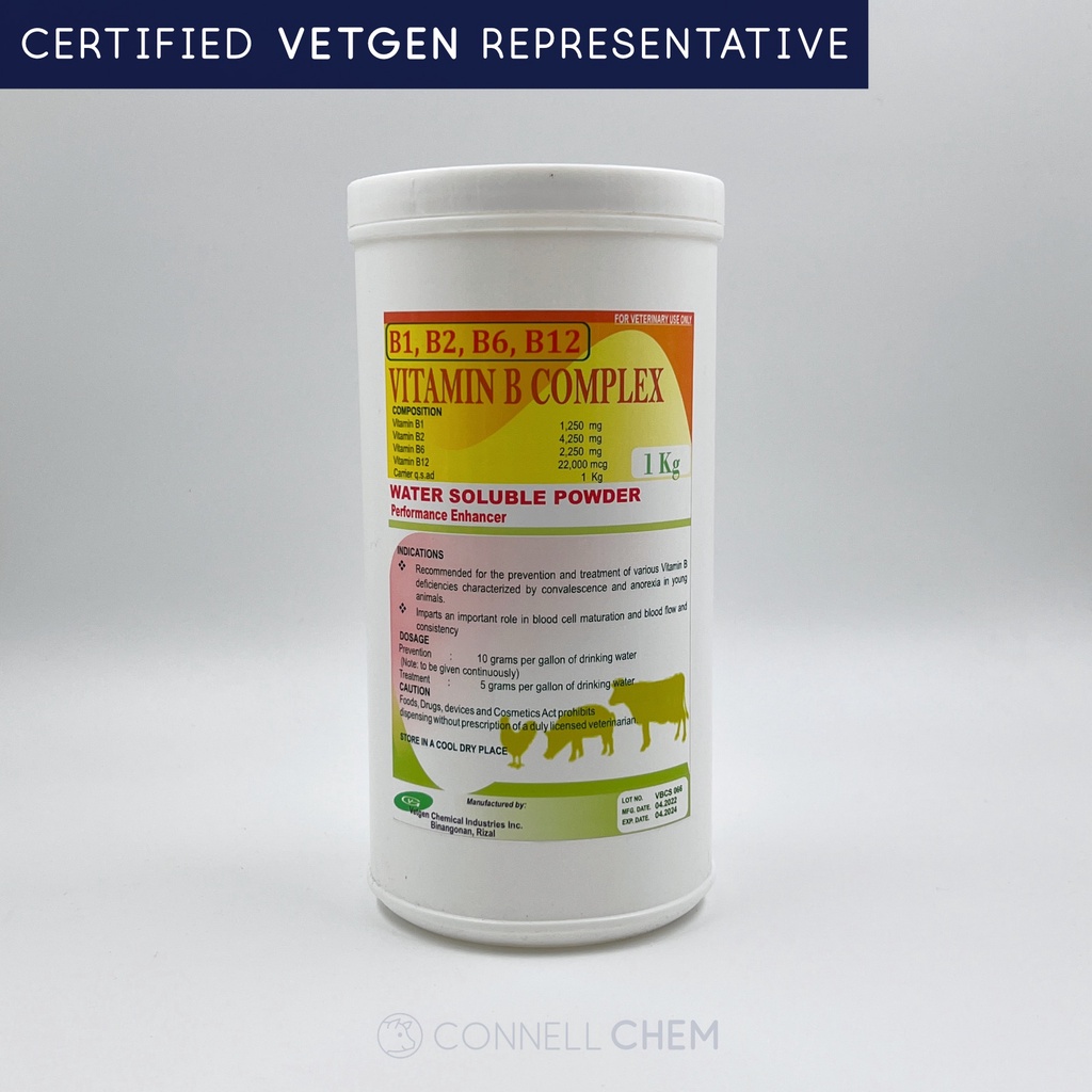 Vitamin B Complex for Animals | Water Soluble Powder | Vet Product ...