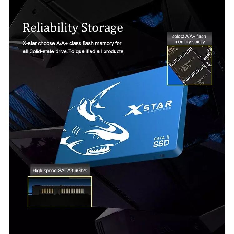 X-Star Solid State Drive, SSD for Desktop and Laptop / SATA Cable 128GB ...