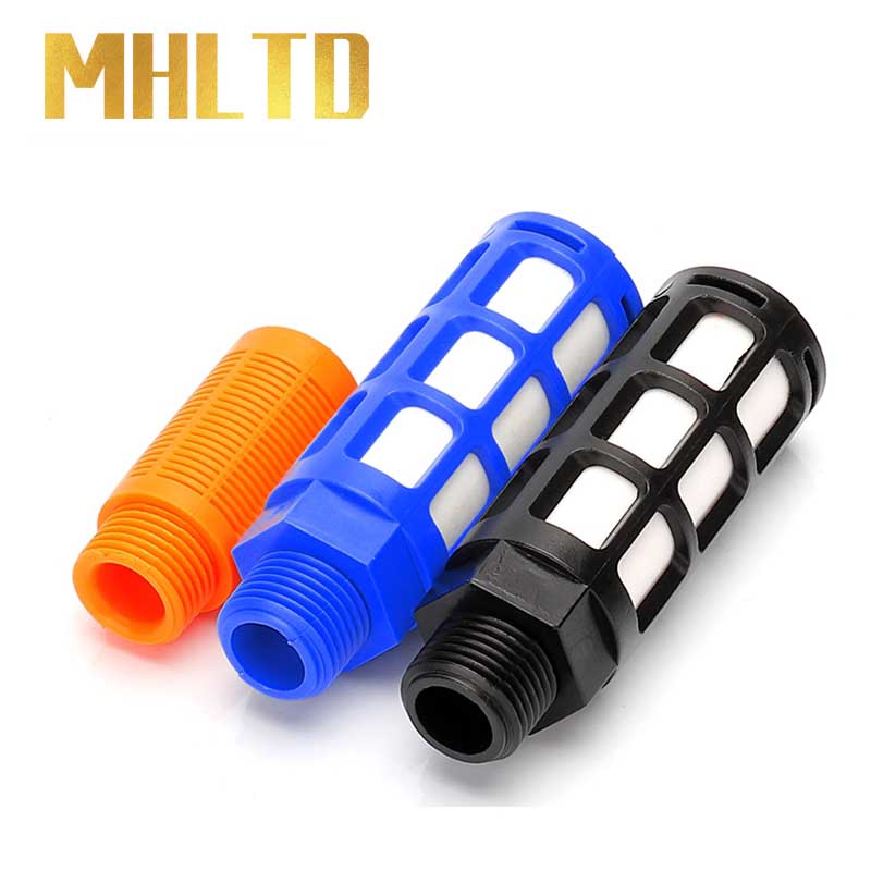 Air Compressor Air Plastic Silencer Muffler Pneumatic Exhaust Muffler 1 ...