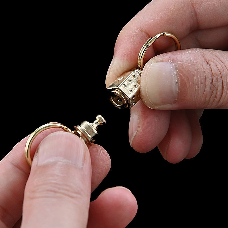 CNEDC Brass Rotary Universal Joint Keychain Quick Removal of Car Key ...