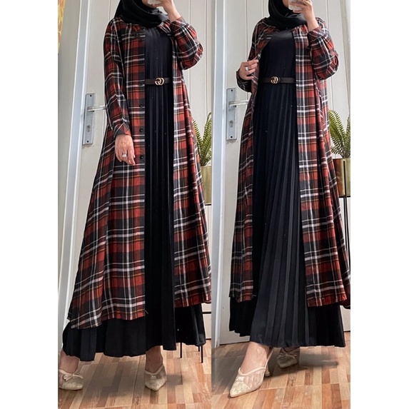 Karina set (Long cardi + Inner Dress) | Shopee Philippines