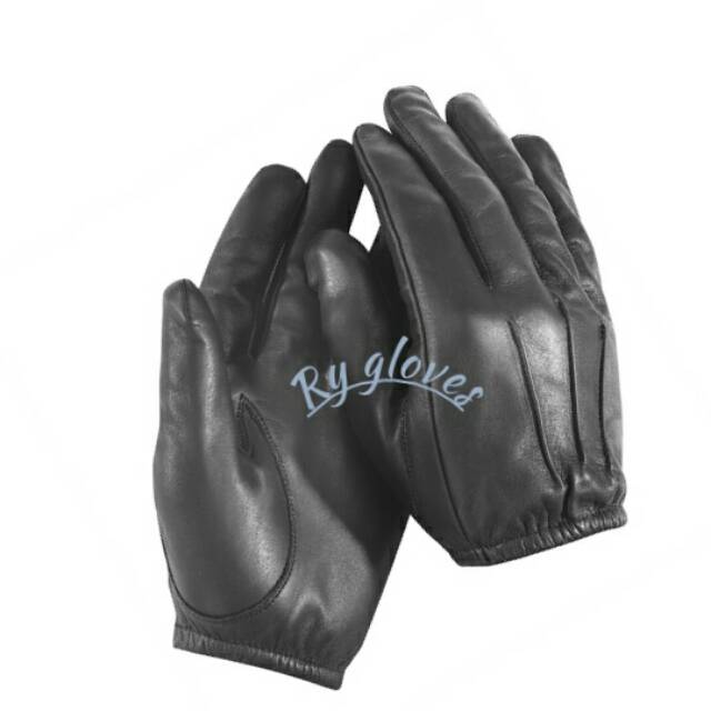 HITAM Genuine Leather Gloves, Classic Black Gloves | Shopee Philippines