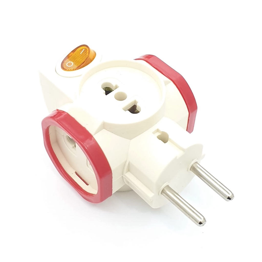 4 Hole Trm Grounded T / 4 Hole Grounded T Plug / Electrical Plug | Shopee Philippines