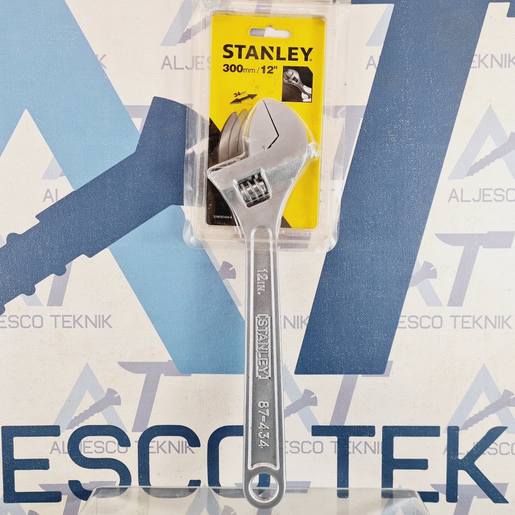 STANLEY KUNCI UK 12 INCH - ADJUSTABLE WRENCH 300MM | Shopee Philippines
