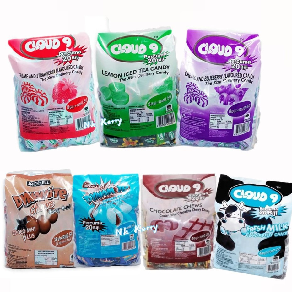 GULA CLOUD 9 DYNAMITE CANDY 750G/1056G(150 PCS/320 PCS) | Shopee ...