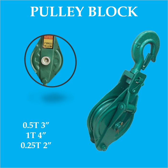 Toyu 0.25-1 Ton 36 Pulley Single Wheel With Hook | Shopee Philippines