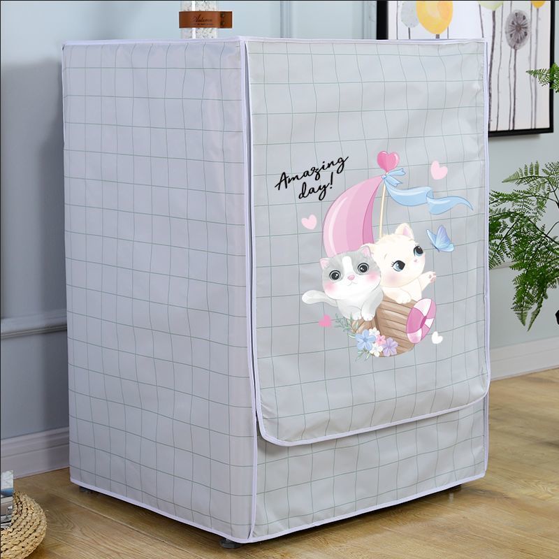 Washing Machine Cover 7-10kg Waterproof Sunscreen Anti-Dust Fully ...