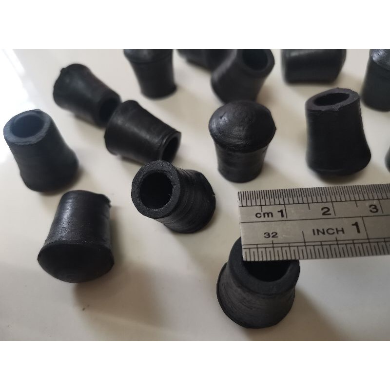 3/8 inch (9.5mm) (Hole/Butas) ROUND OUTER HEAVY DUTY Rubber Footings ...