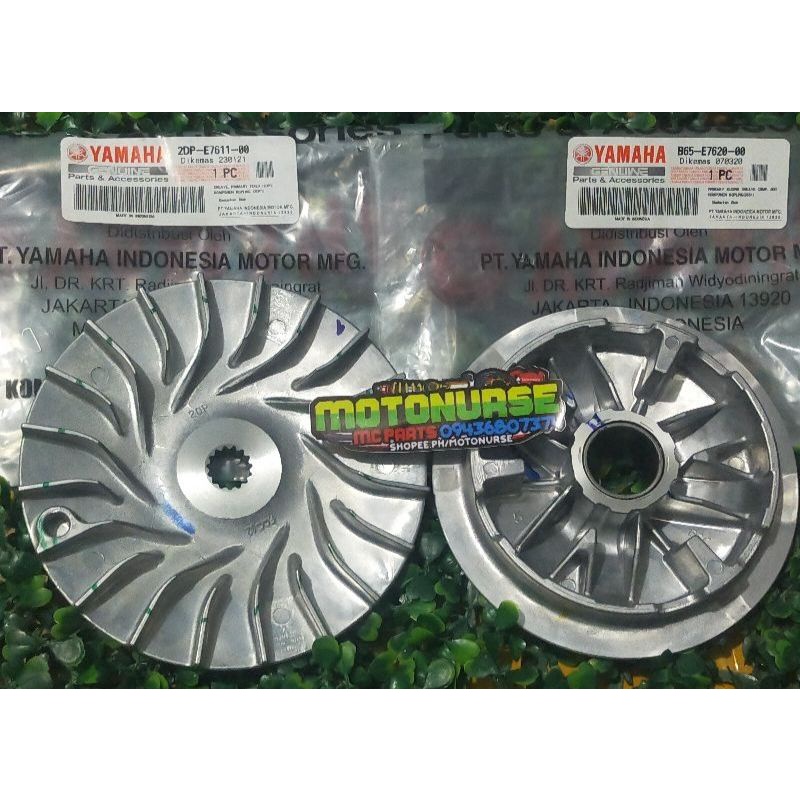 Pulley Set AEROX NMAX V1&V2 Yamaha Genuine Parts | Shopee Philippines