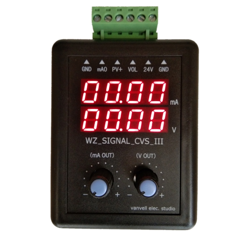 Adjustable 4-20Ma Signal Generator 24V Current Voltage Transmitter ...