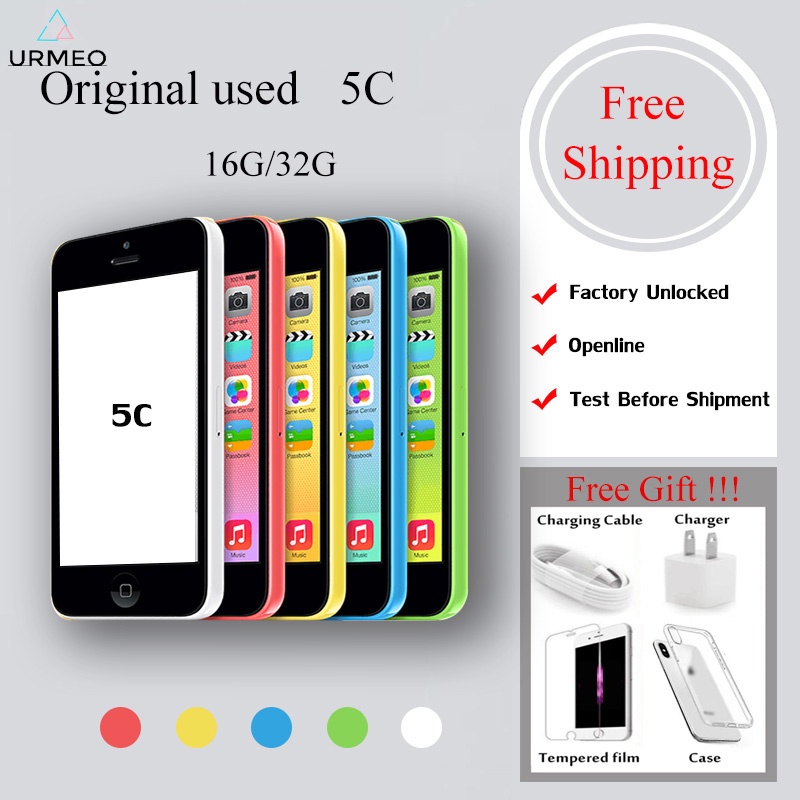5C Second-hand phone Original Used Factory Unlocked Cellphone 5C 16GB ...