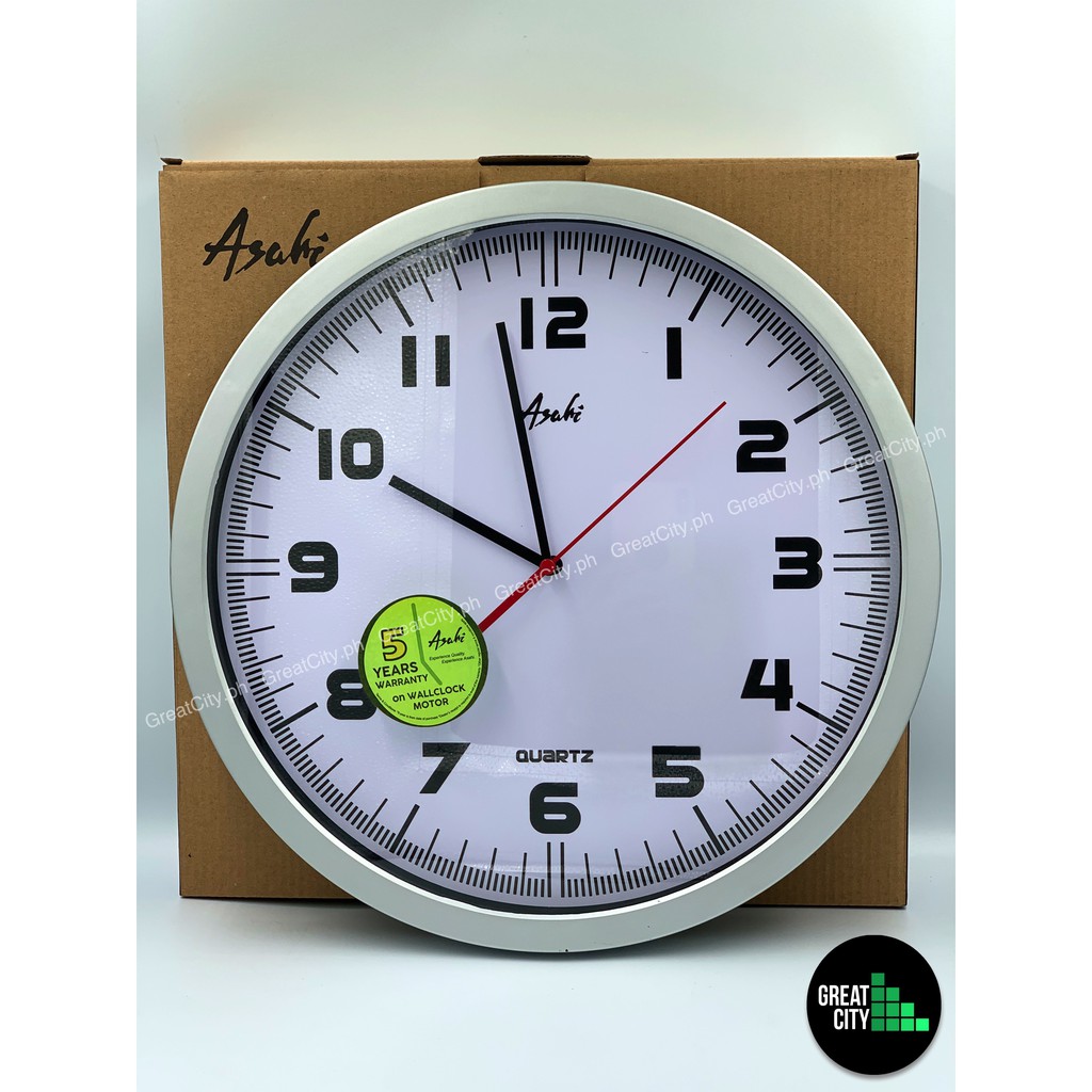 Asahi Wall Clock 349mm Ø | Shopee Philippines
