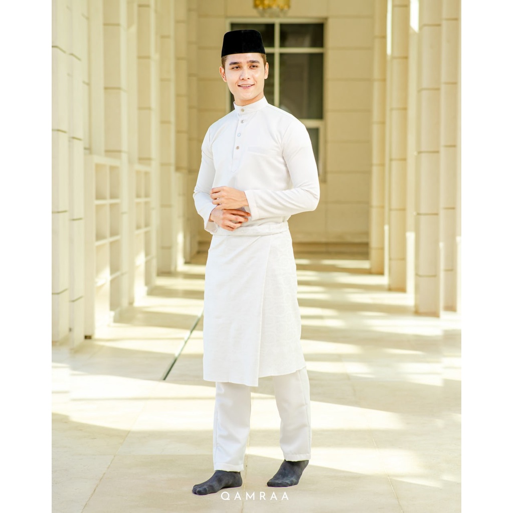 Baju Melayu Bakh by Qamraa Slim Fit Baju Nikah Tunang Zip Tepi Wudhu ...