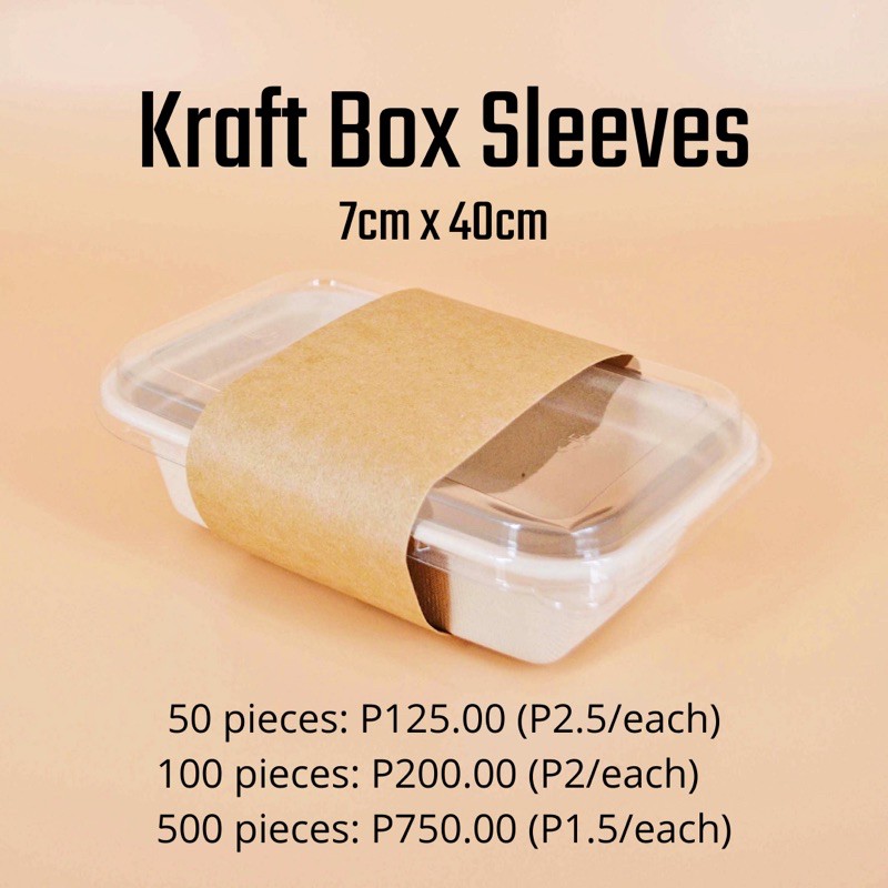 Kraft Box Sleeves (per bundle) | Shopee Philippines