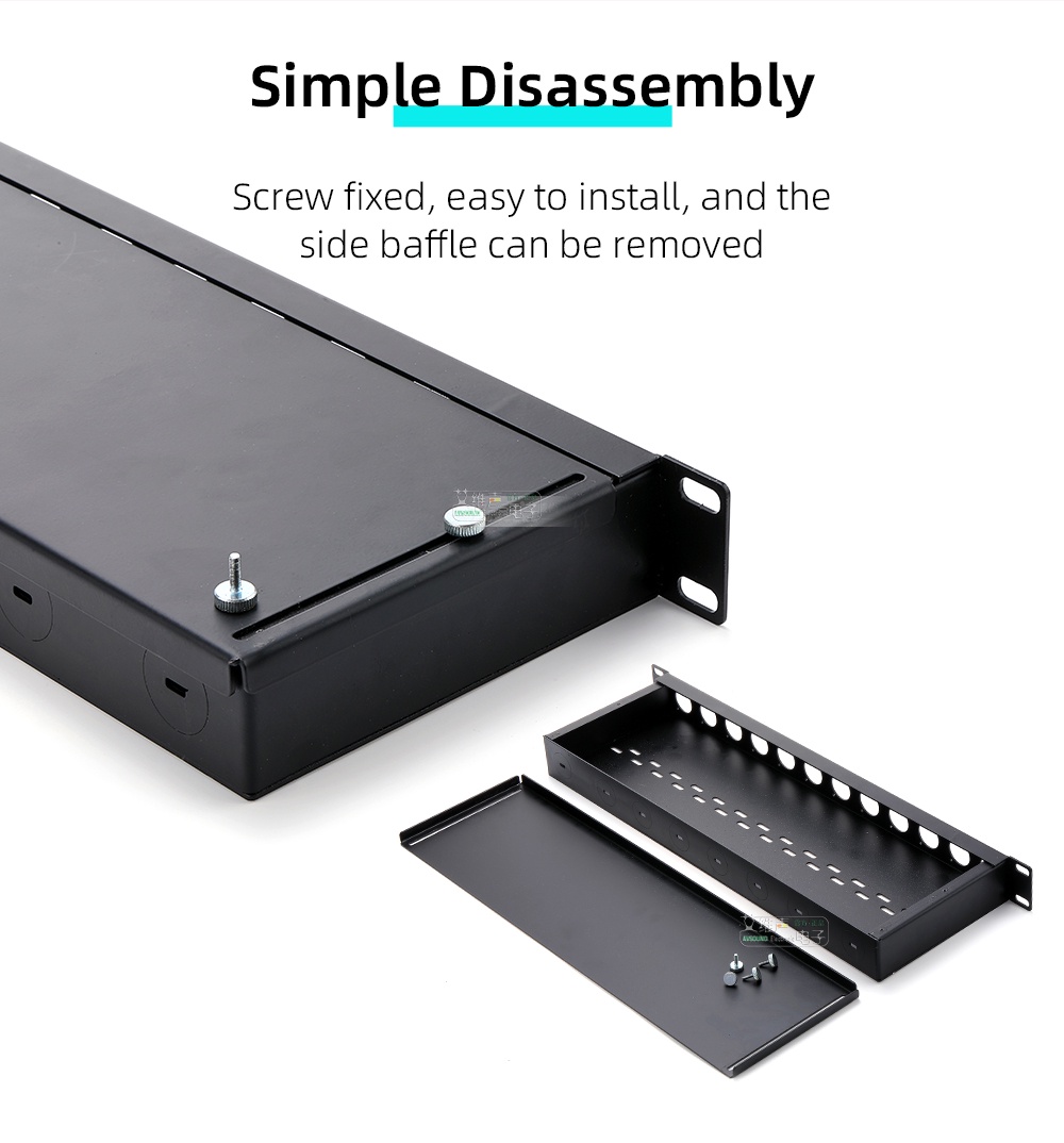 1U 2U Rack Patch Panel 8 12 16 24 Way Channel 1U 2U Flight Case Mount ...