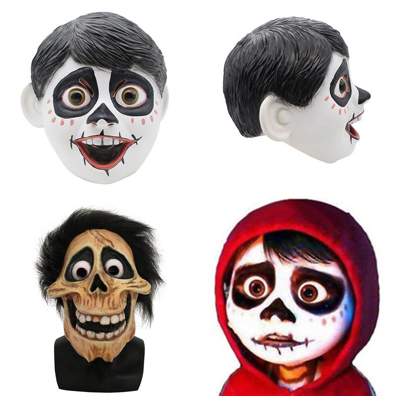 Movie Miguel COCO Hector Rivera Face Cartoon Mask Cosplay Costume ...