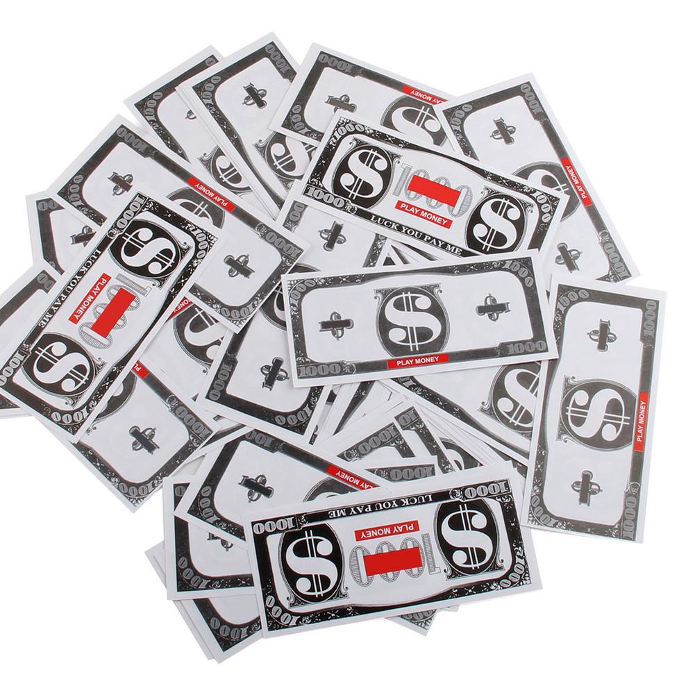 Fake Money That Looks Real Prop Pretend Game Money Realistic Double ...