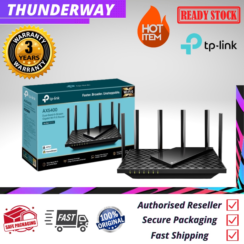 TP-LINK Archer Ax73 Hot Buys Ax5400 Dual-Band Gigabit Wi-Fi 6 Router ...