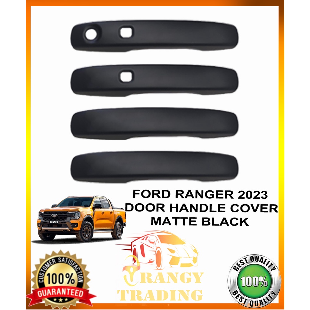 Ford Next-Gen Ranger 2023 to 2025 Door Handle Cover Matte Black ( car ...