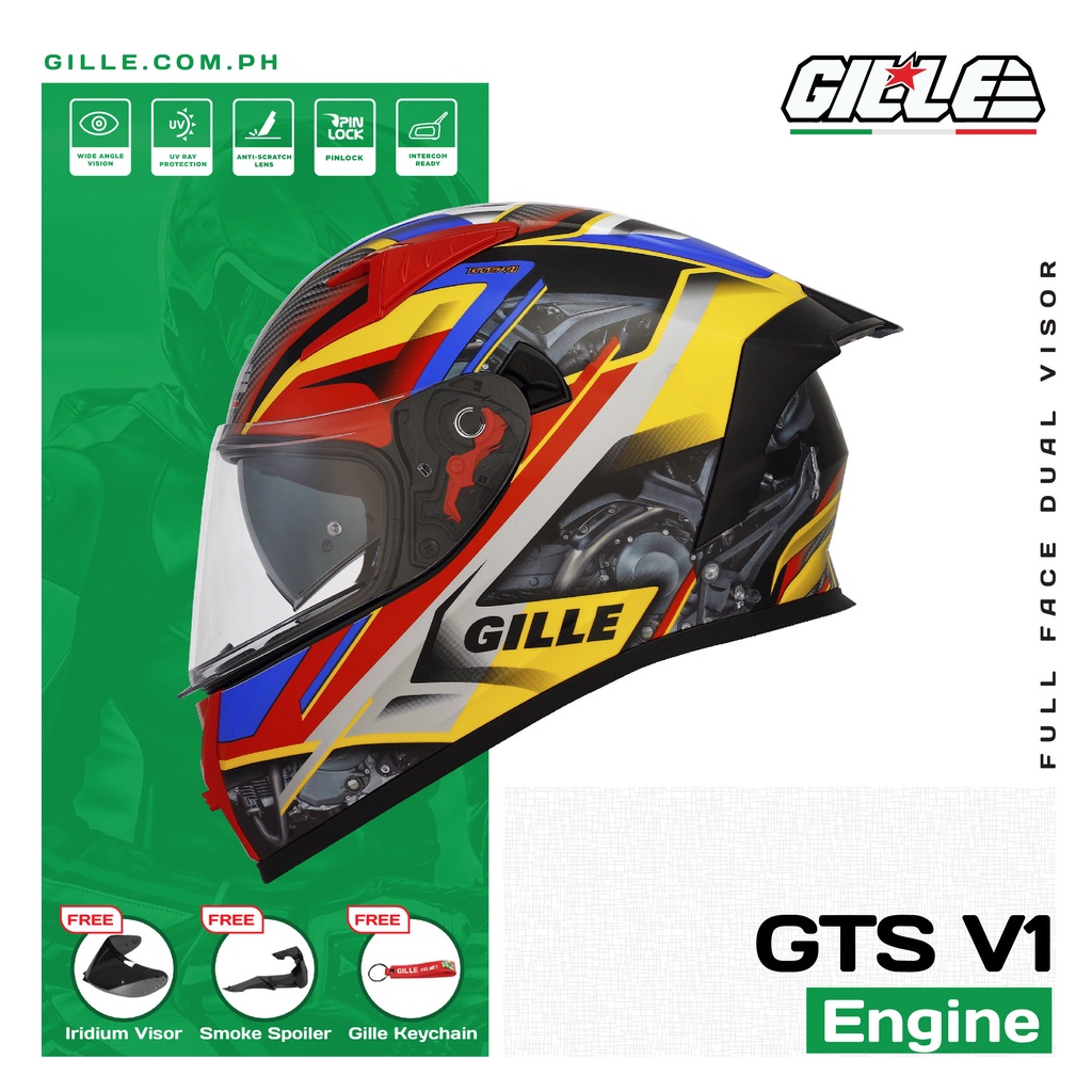 Gille GTS-V1 Series V1 Engine helmet full face for motorcycle Helmet ...