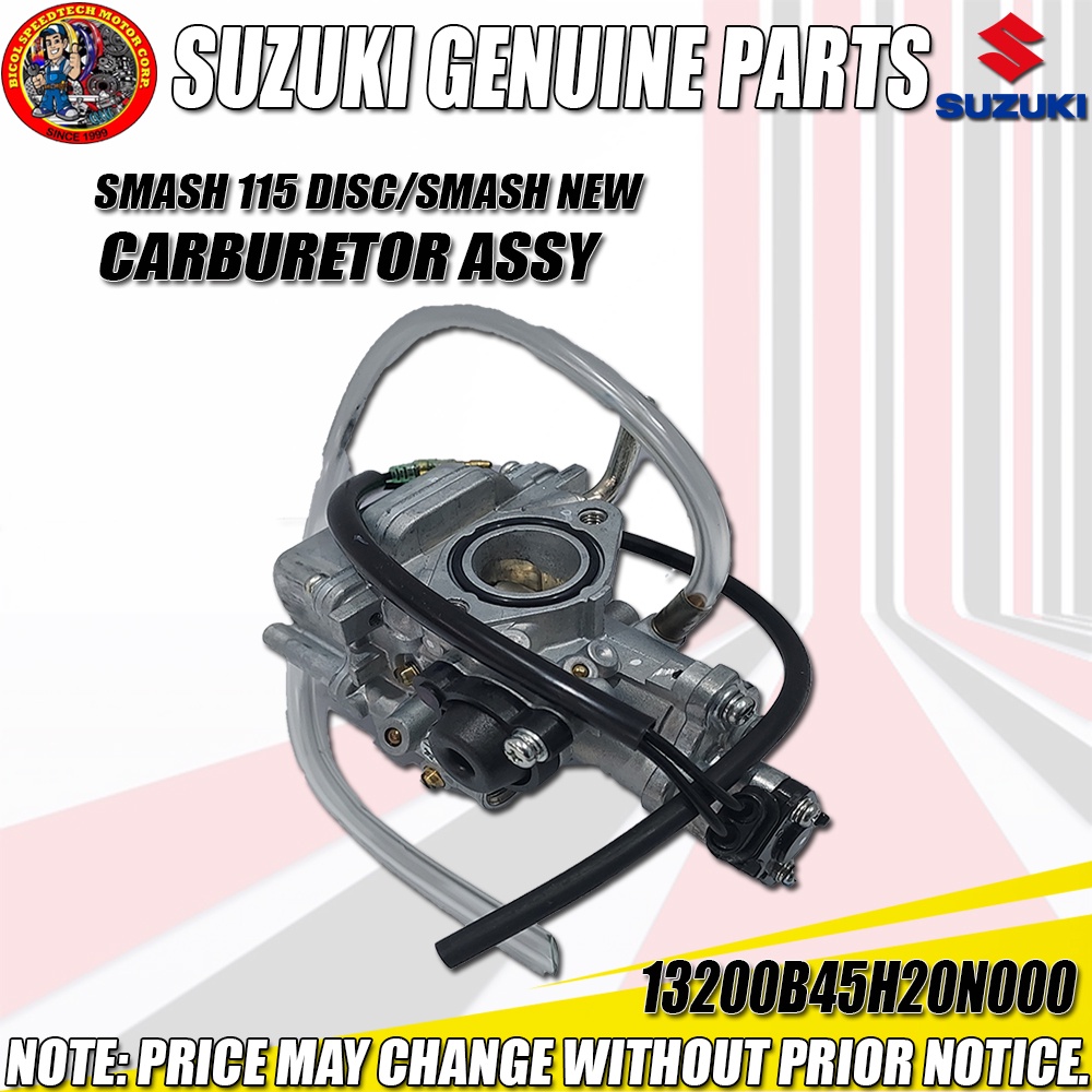 SMASH 115 /NEW CARBURETOR ASSY PISTON TYPE (SGP) (Genuine ...