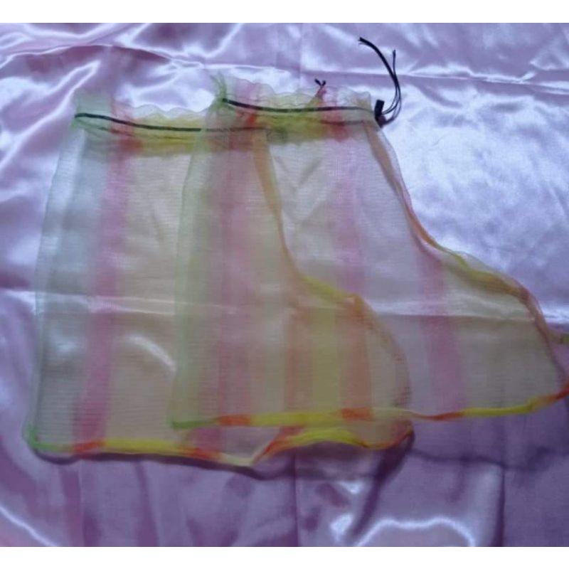 Kulambo Socks Shoes easy adjustable cord lock Mosquito net Foot cover ...