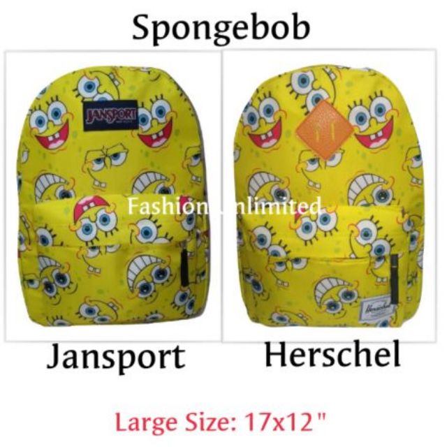 Large Backpack Spongebob | Shopee Philippines