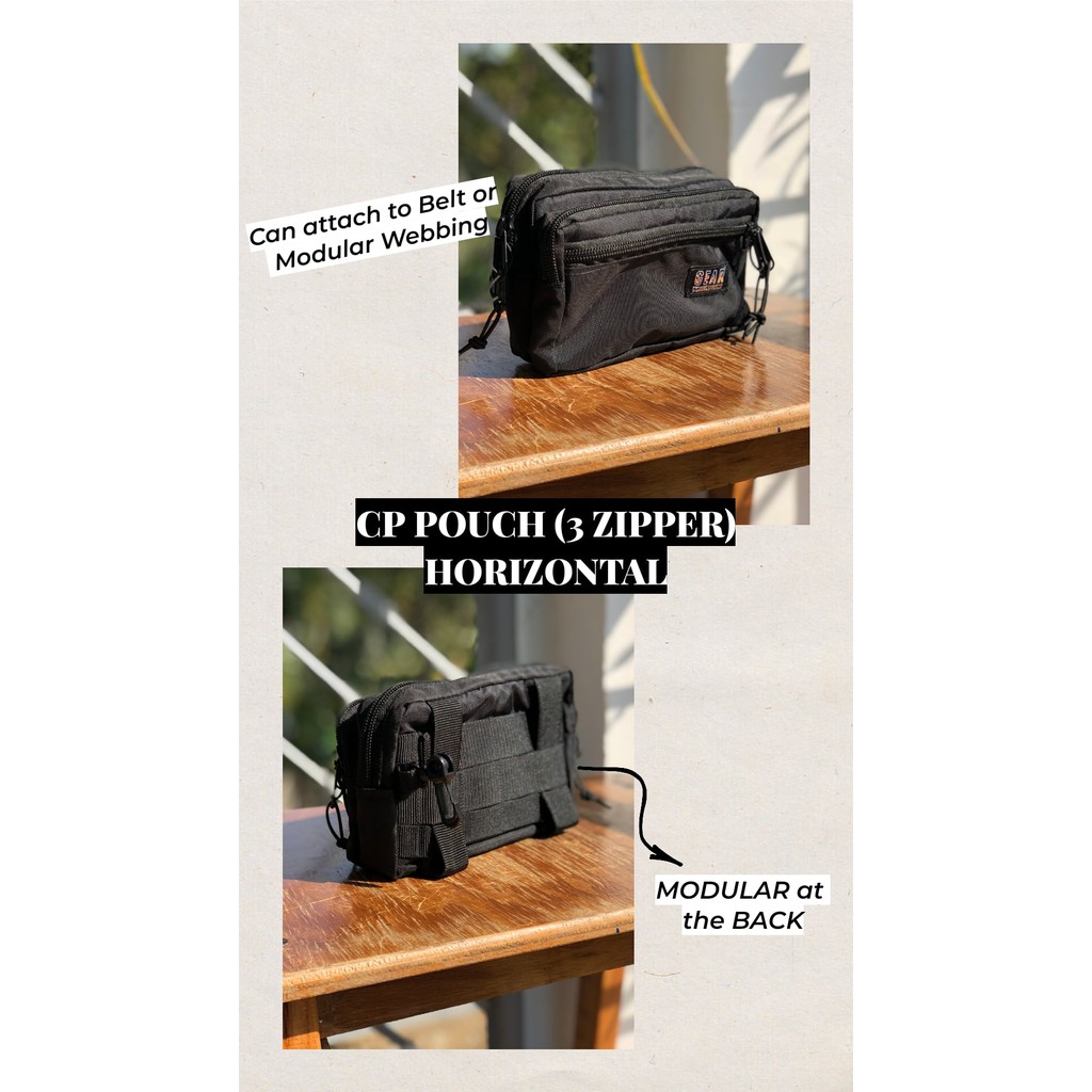 GEARMAX SERIES CELLPOUCH 3 ZIPPER HORIZONTAL/ VERTICAL | Shopee Philippines