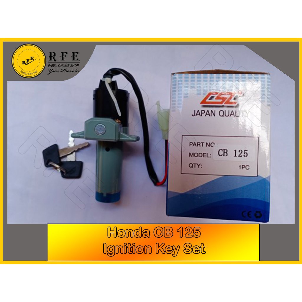 Honda CB 125 Ignition switch key set | Shopee Philippines