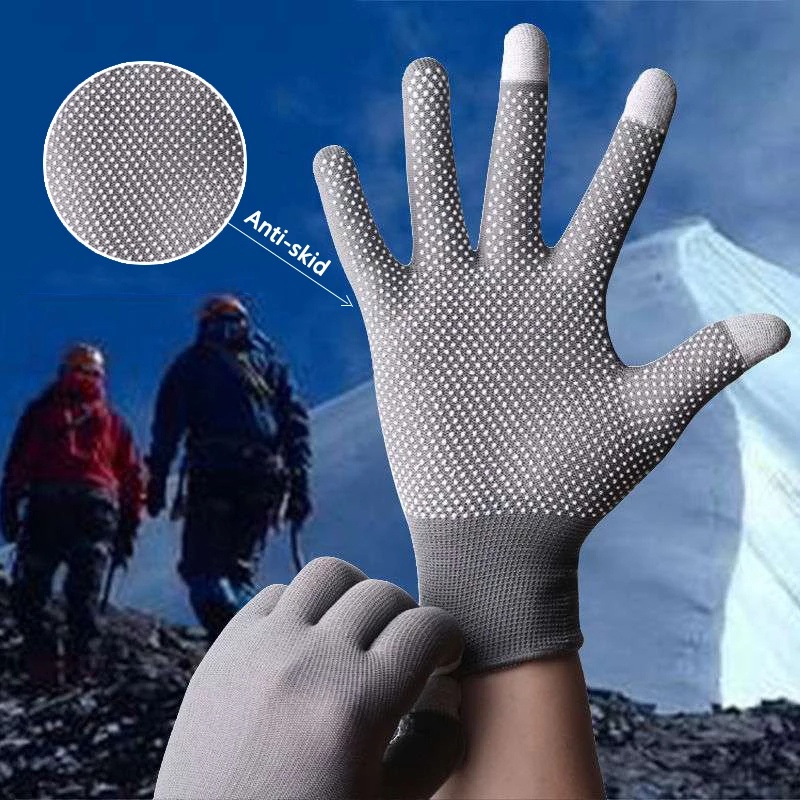 Men's High Elasticity Sun Protection Mittens/ Outdoor Driving Hiking ...