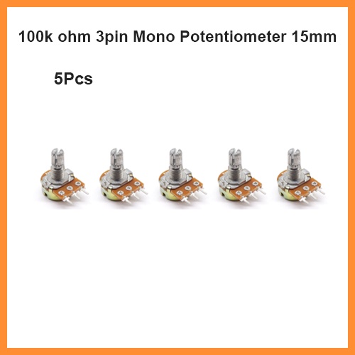 5pcs Lot 100k ohm Short Shaft Amplifier Mono Potentiometer 100k volume ...