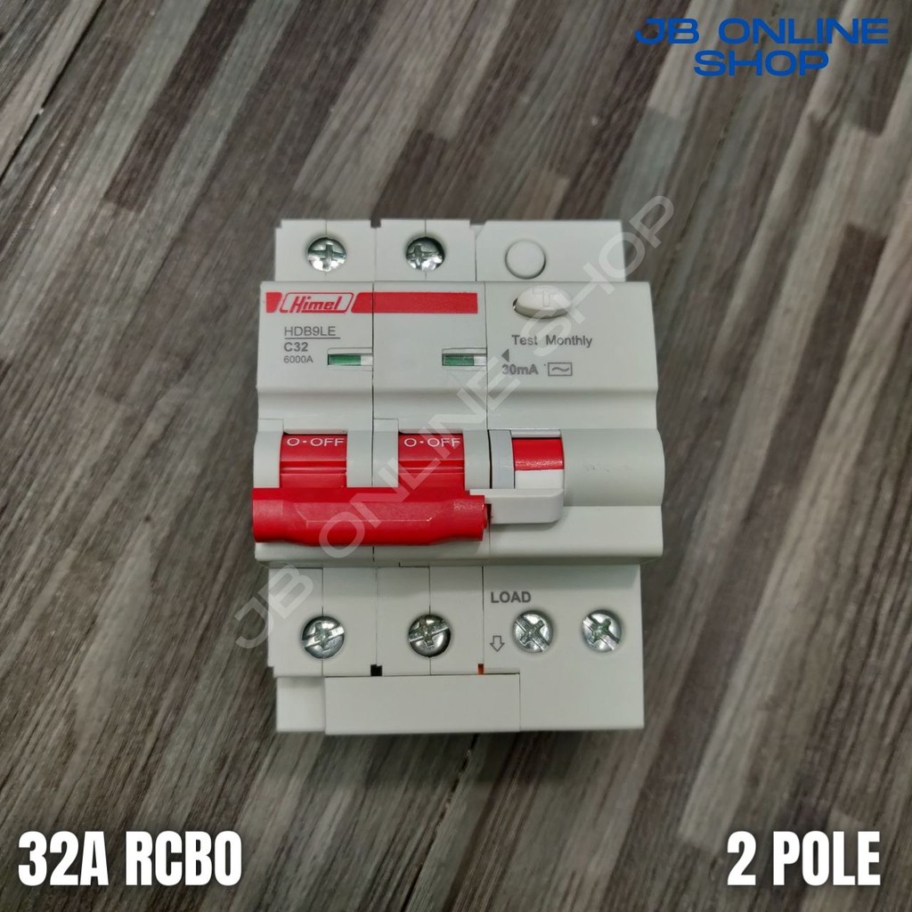 Himel Residual Current Operated Circuit Breaker (RCBO) 32A 2 Pole ...