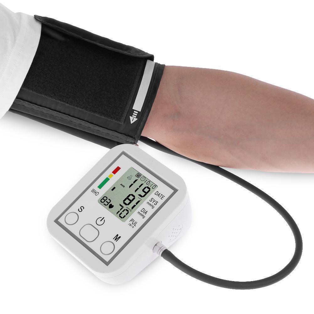 Digital Automatic BP Pulse Meter Electronic Arm Sphygmomanometer ...