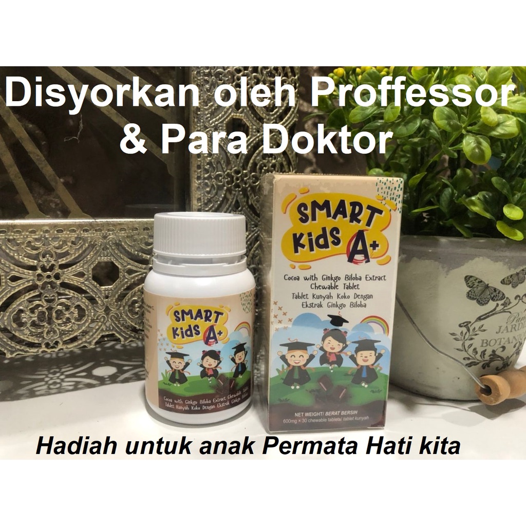 Brain Suplement Vitamin minda anak cerdas SMART KIDS Excel Hana ...