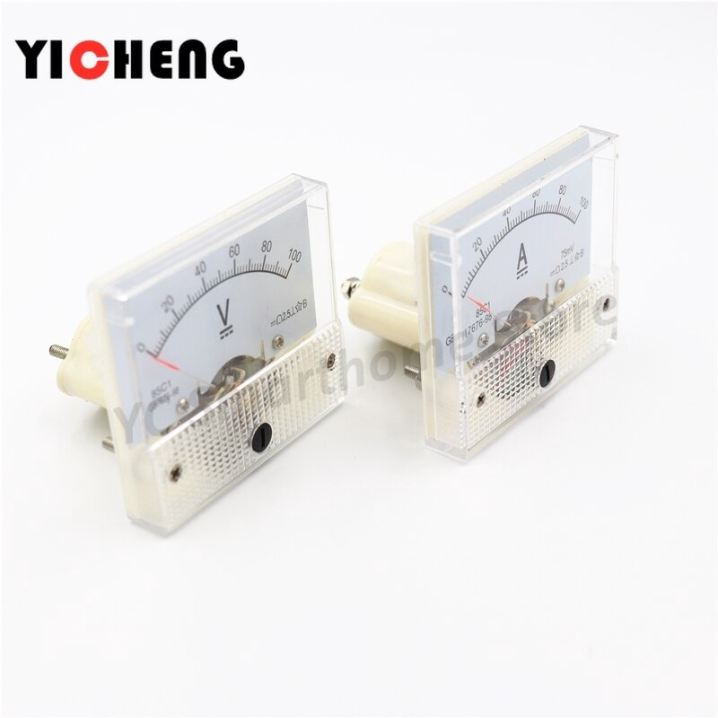 Large voltage mechanical 85C1 pointer type DC voltmeter | Shopee ...