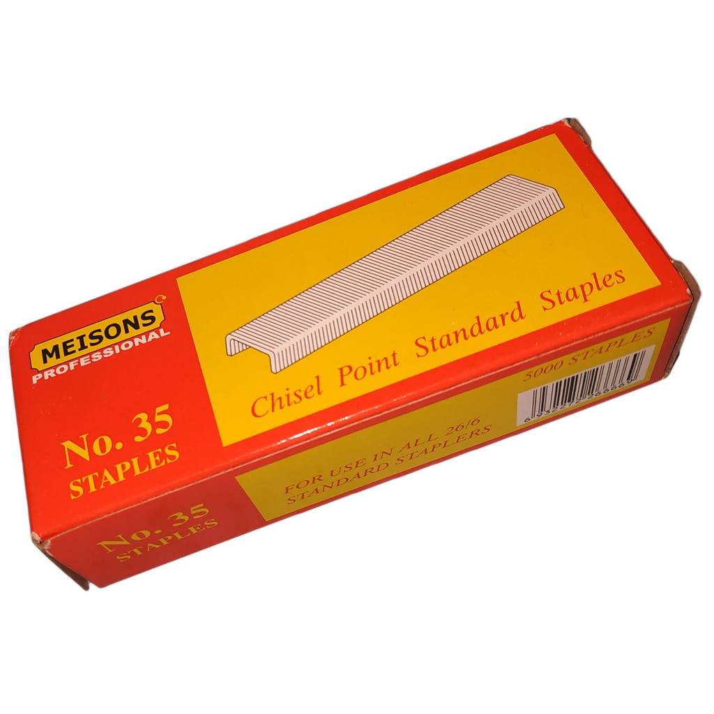 MEISONS STAPLE WIRE NO. 35 FOR USE IN 26/6 STANDARD STAPLERS 5000 ...