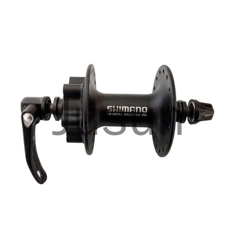 Shimano M525 Deore FH-M525A HB-M525A 32 Hole 6-Bolt Disc Brake Hub with Quick Release M475 ...