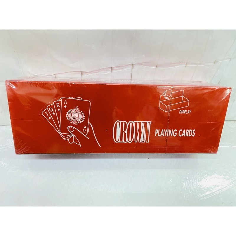 playing cards crown red all plastic baraba | Shopee Philippines